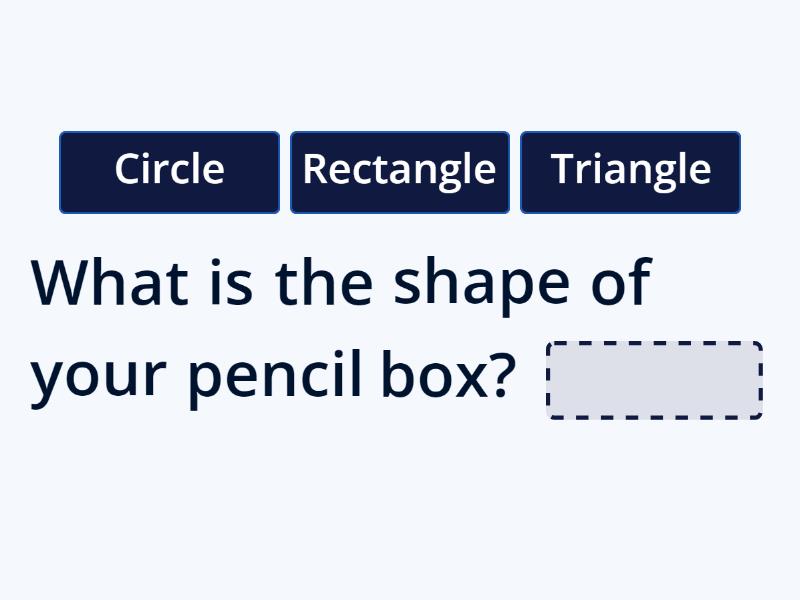 Shapes - Complete the sentence