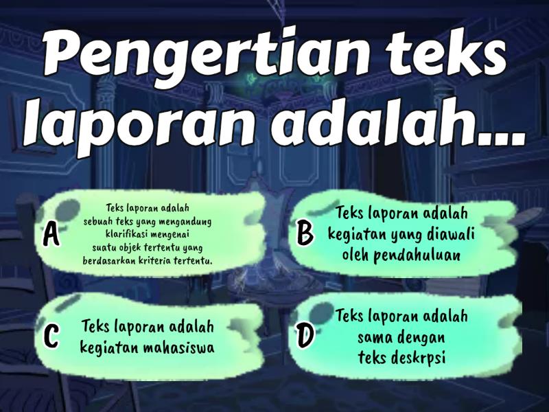 QUIZ TEKS LAPORAN - Cuestionario