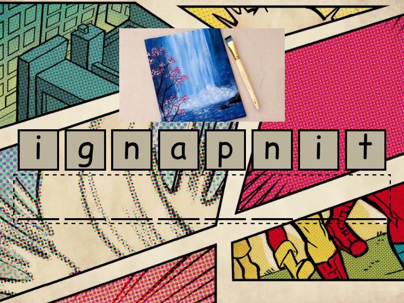 PU1 Unit 8 Vocabulary 2 - Anagram