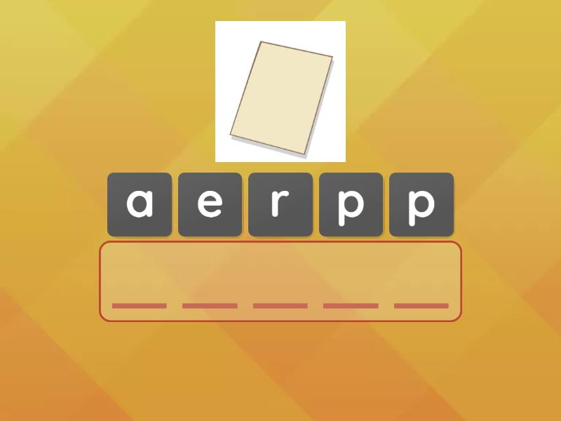 SM1 unit 1 so p - Anagram