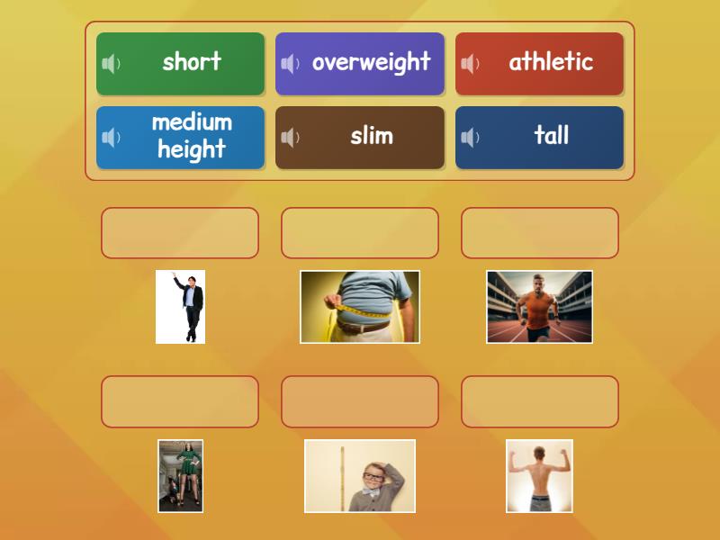 DESCRIBING PEOPLE COMPLEXION - Match up