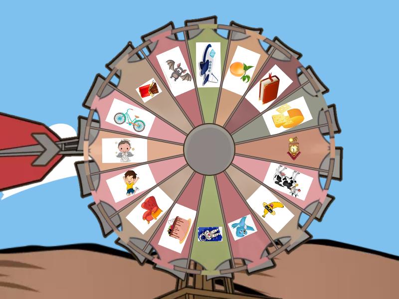 ABC BINGO - Spin the wheel