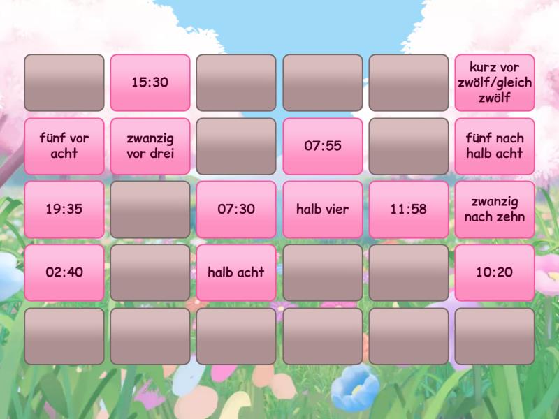 Uhrzeiten informell/inoffiziell vs. formell/offiziell ausdrücken ...