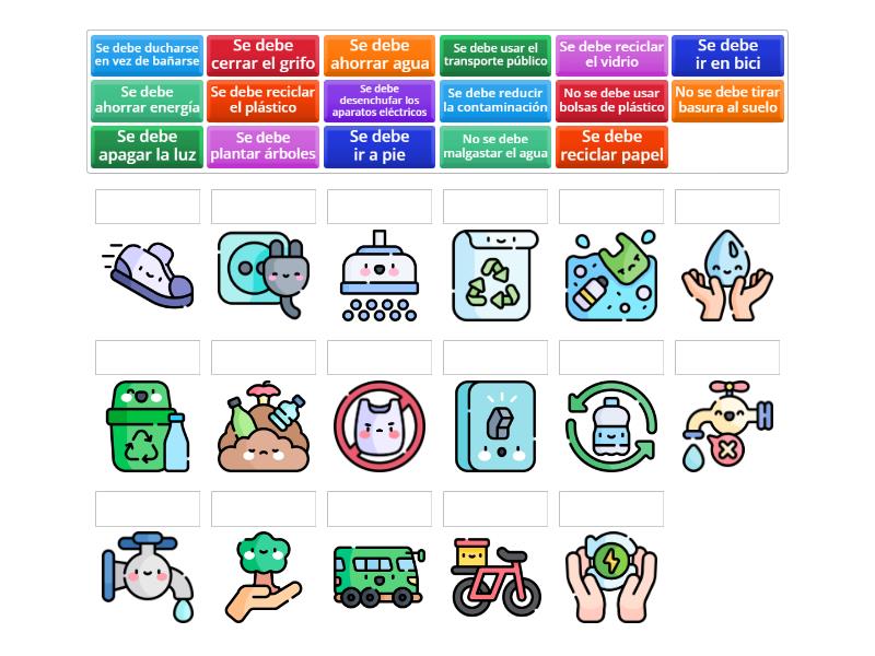 El medio ambiente (matching) - Match up