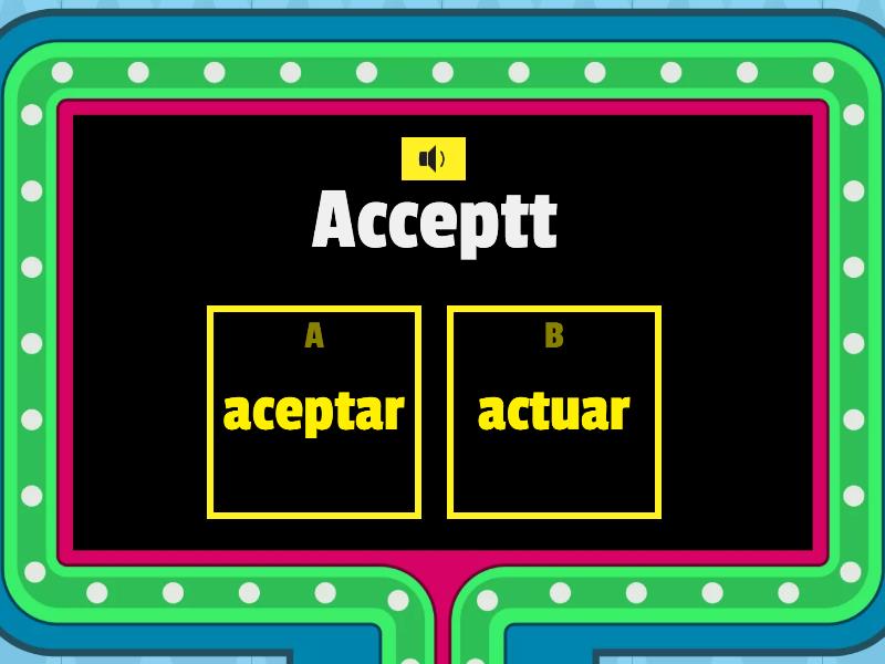 Reg verbs (d, t)= id - Gameshow quiz