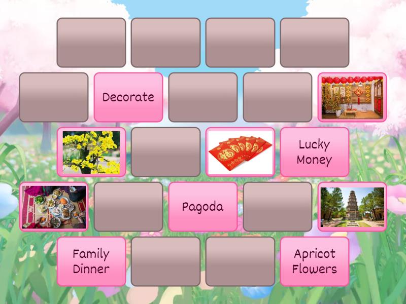 Tet Vocabulary Matching - Matching pairs
