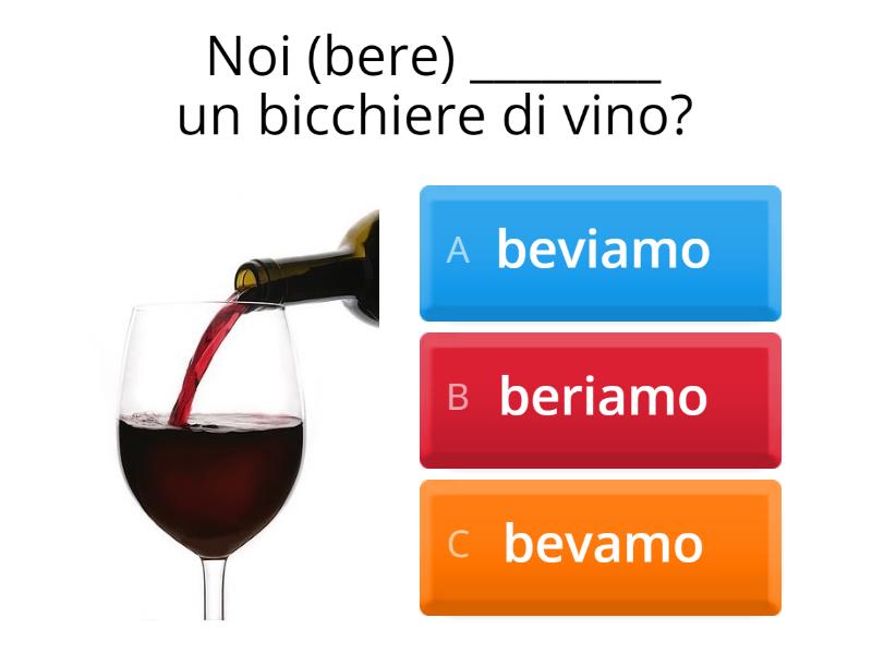 verbi irregolari al presente 2 - Quiz