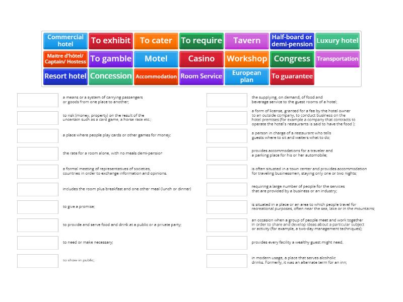 Focus_vocabulary - Match up