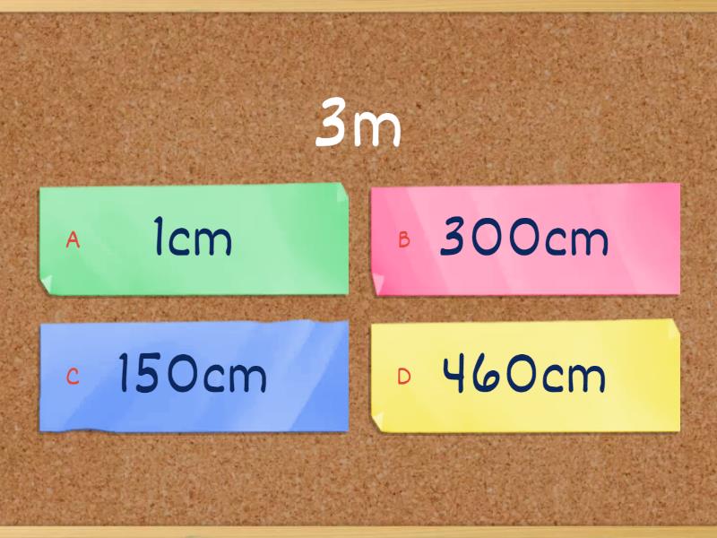 mm cm m conversions PDM - Quiz