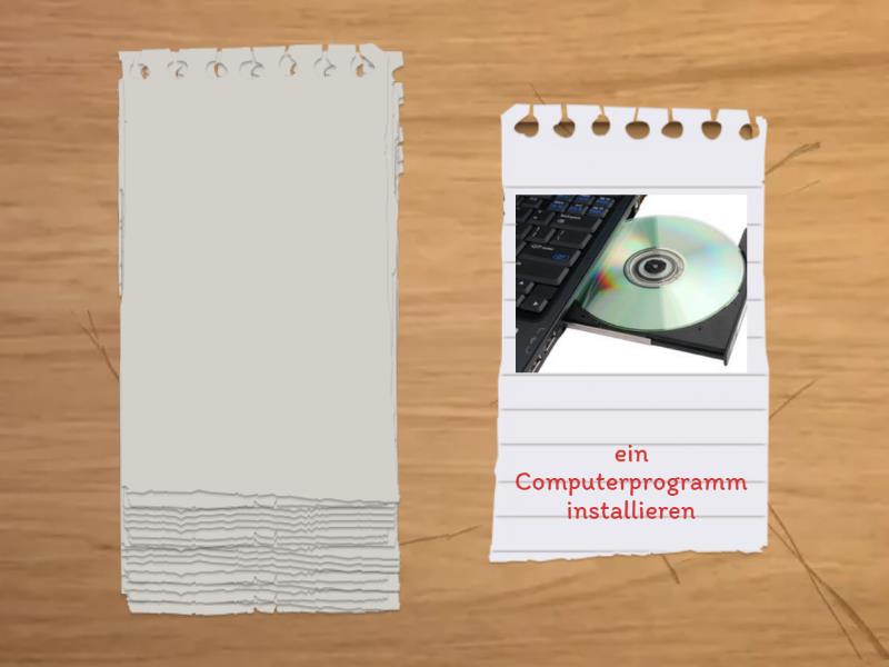 Verb "lassen" - Speaking cards