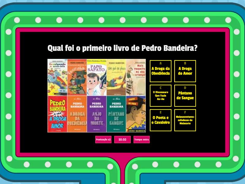 Quiz Pedro Bandeira - Gameshow quiz