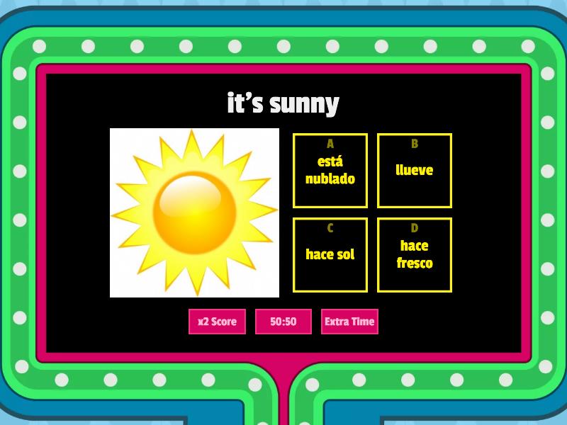 El Tiempo - Gameshow quiz