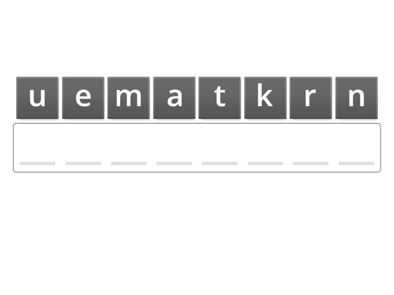 MATEMATIKA - Anagram