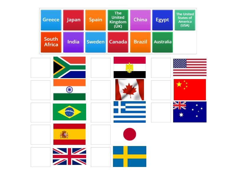 Flags - Match up