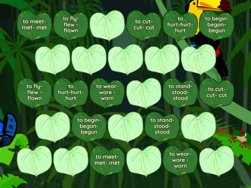 Irregular verbs_Prepare_part 2 - Matching pairs
