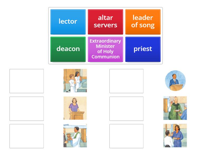 People You See at Mass - Match up