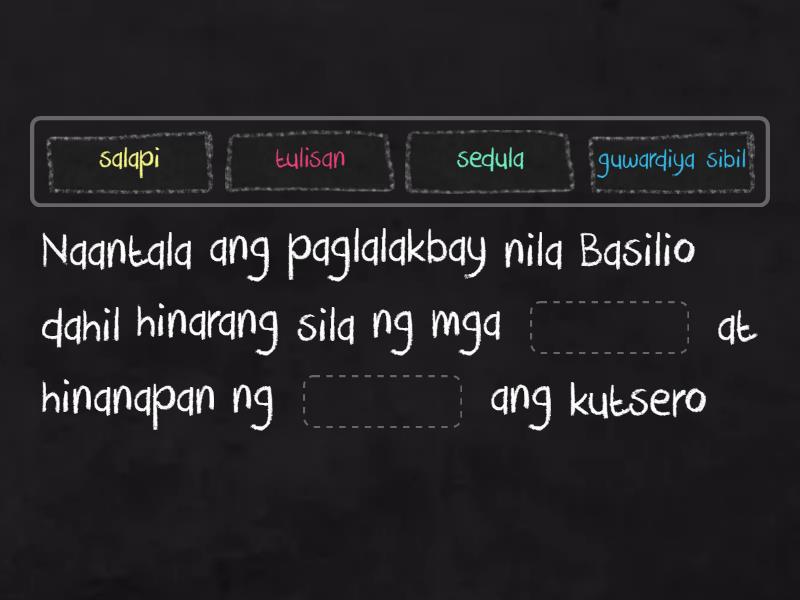 EL FILI - KABANATA 5 (Ang Noche Buena ng Isang Kutsero) - Completar la ...