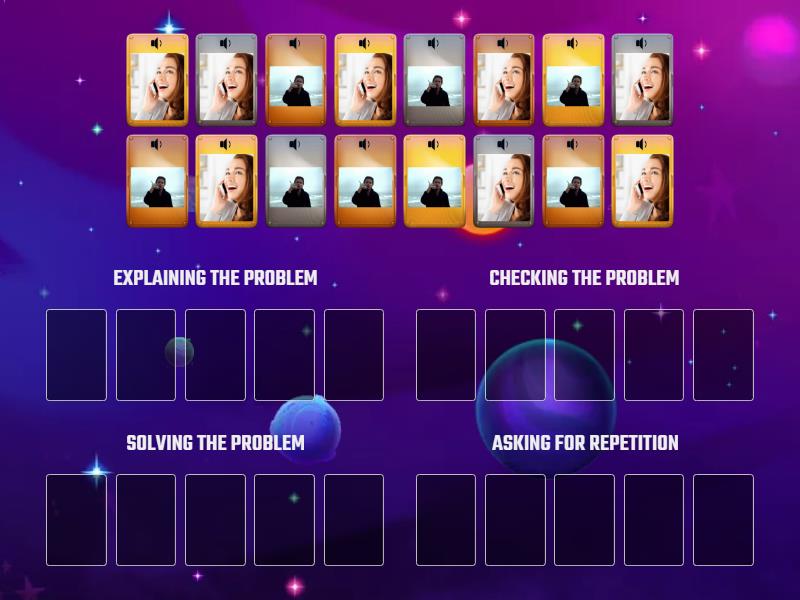 COMMUNICATION PROBLEMS - Group sort