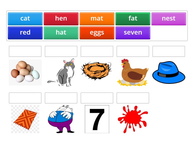 short a and e - Match up