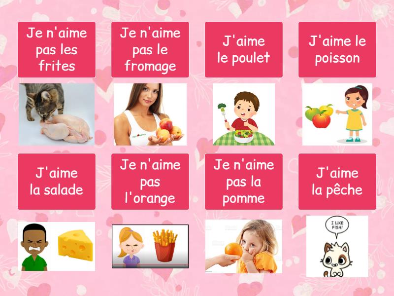 Qu'est-ce que tu aimes? Qu'est-ce que tu n'aimes pas? - Unscramble