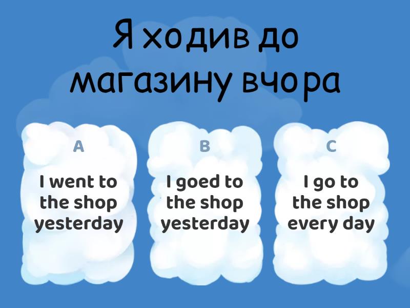 EF Elem 7c past simple - Quiz