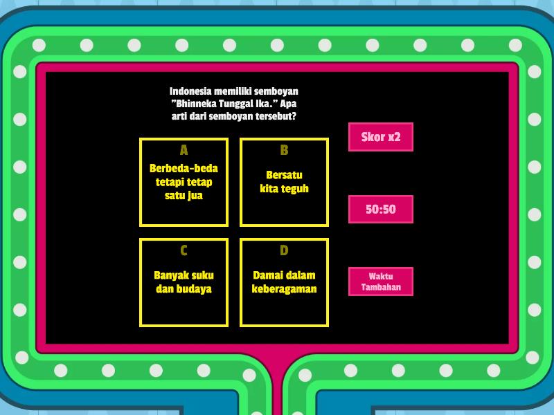 Soal Pilihan Ganda Untuk Anak SD - Game show de TV
