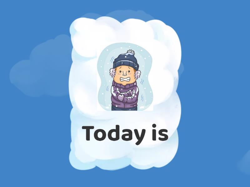 Describing Weather: sunny, rainy, cloudy, windy, hot, cold ...