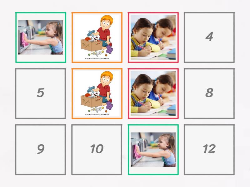 Memoria Visual - Matching pairs