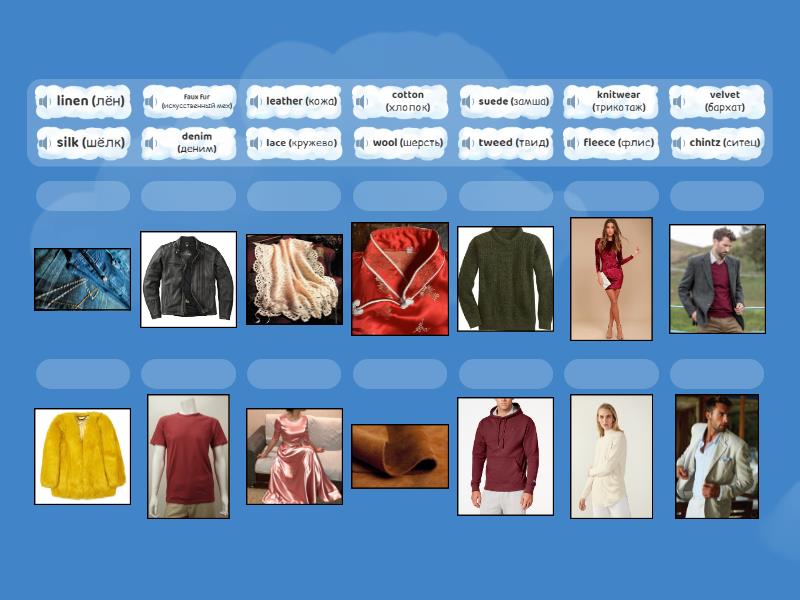 Fabrics and textiles - Match up