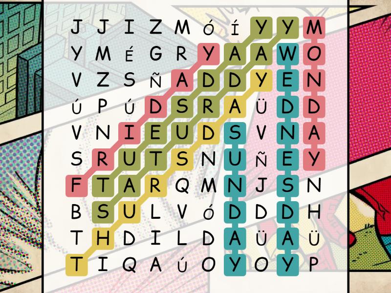 Sopa de letras days of the week - Wordsearch