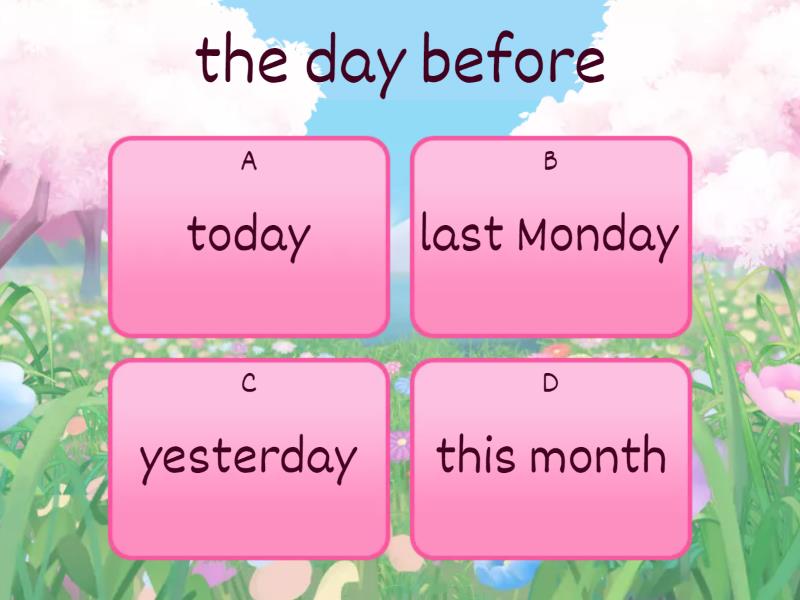 3) references to time and place - Quiz