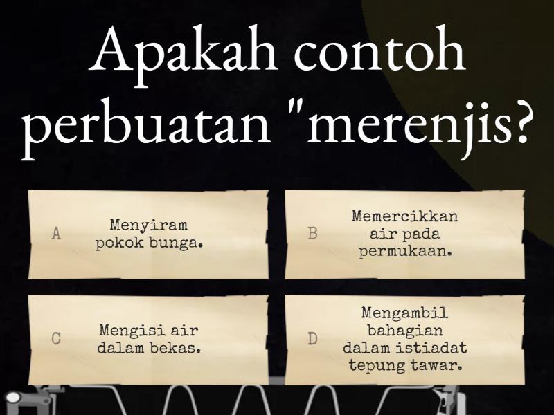 Situasi Melibatkan Tangan 1(a) - Quiz