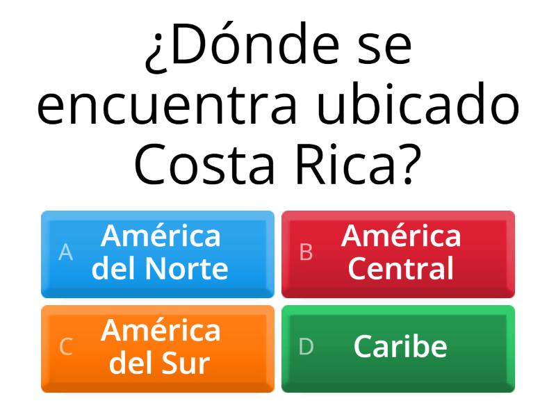 TRIVIA COSTA RICA - Quiz