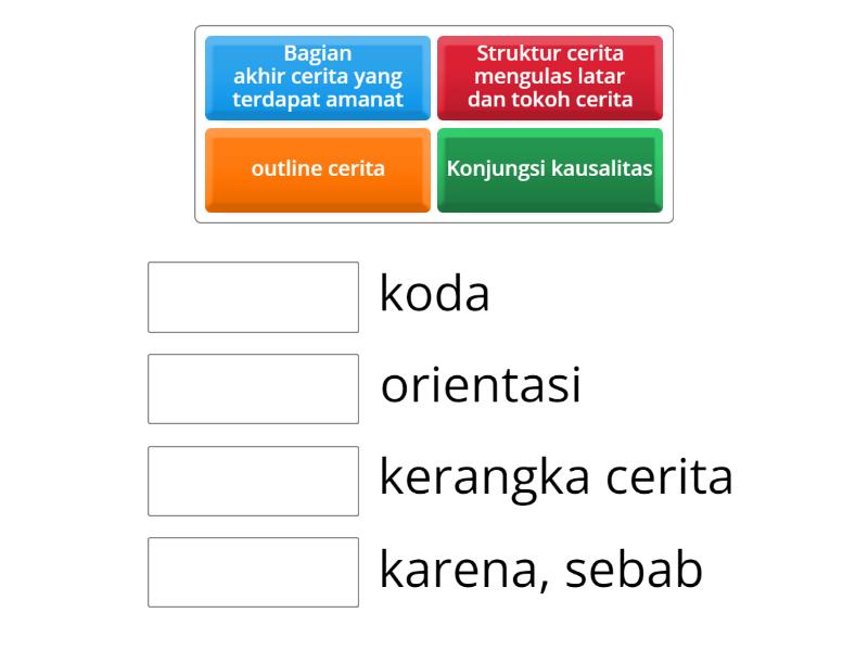 Latihan soal 1 - Match up