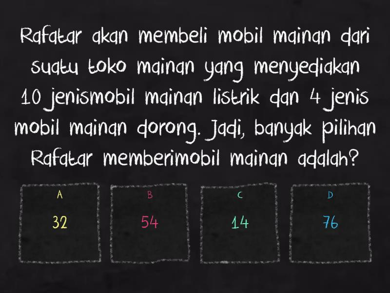 Soal matematika - Quiz
