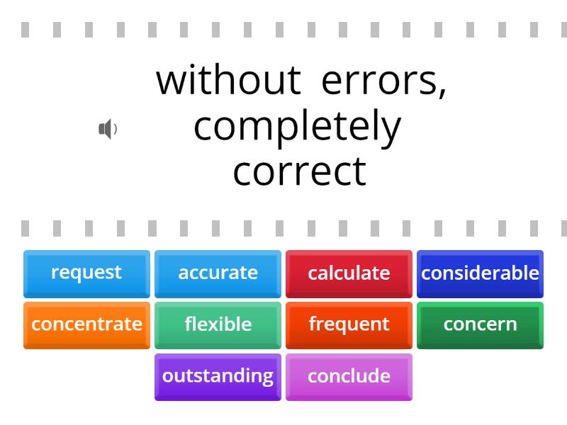 Flocabulary 4- unit 6 - Find the match