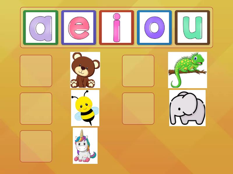 El Juego de las Vocales: ¡Une y Gana! - Match up