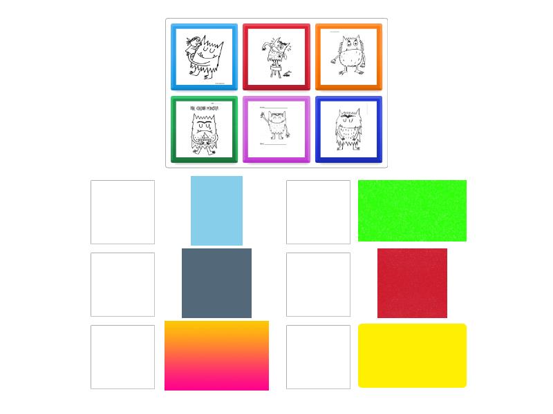 THE COLOR MONSTER - Match up