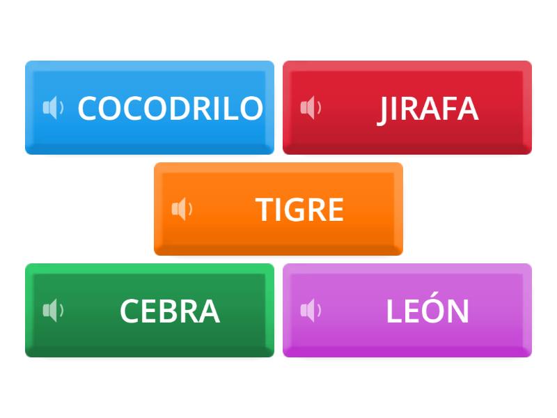 IDENTIFICAR ANIMALES SALVAJES - Fichas giratorias