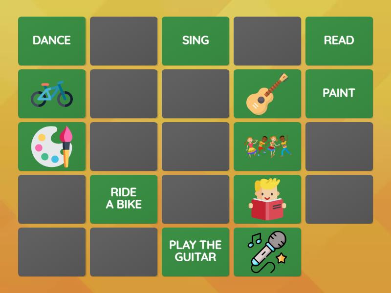 HOBBIES - Matching pairs