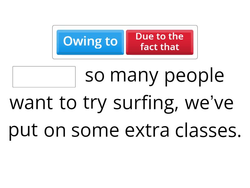 B2 speaking connectors - Complete the sentence
