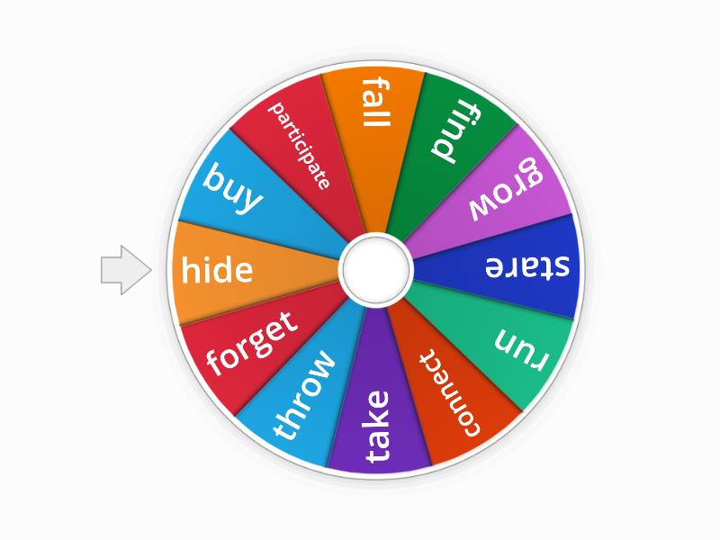Verbs - Random wheel