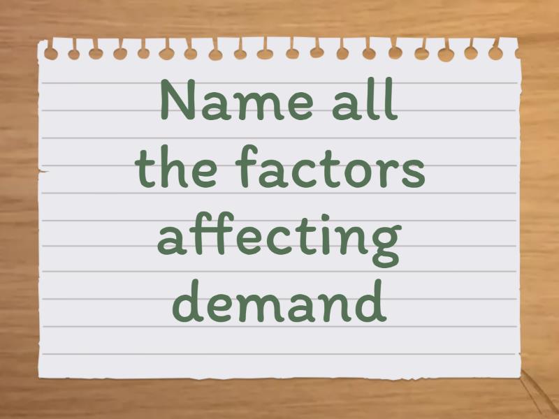 Economics - Flash cards