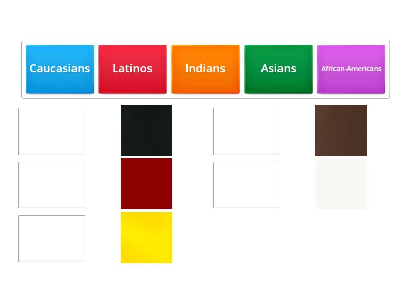 Ethnicity Colors - Match up