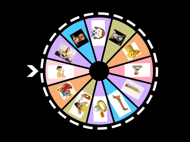 Adjectives: Wheel - Random wheel