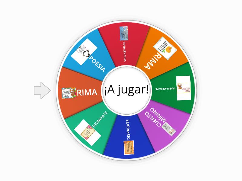 Juegos del lenguaje - Random wheel
