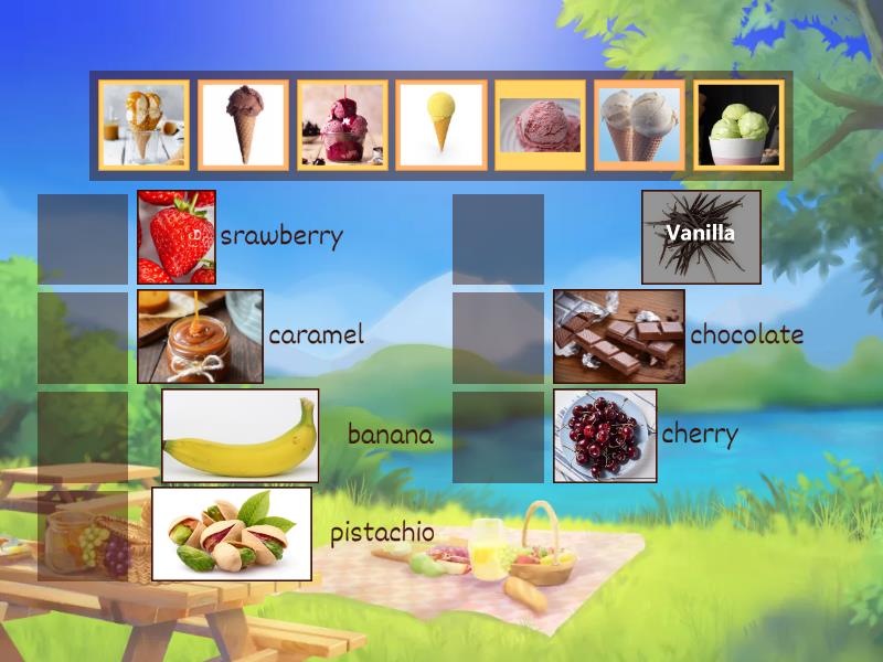 ice cream - Match up