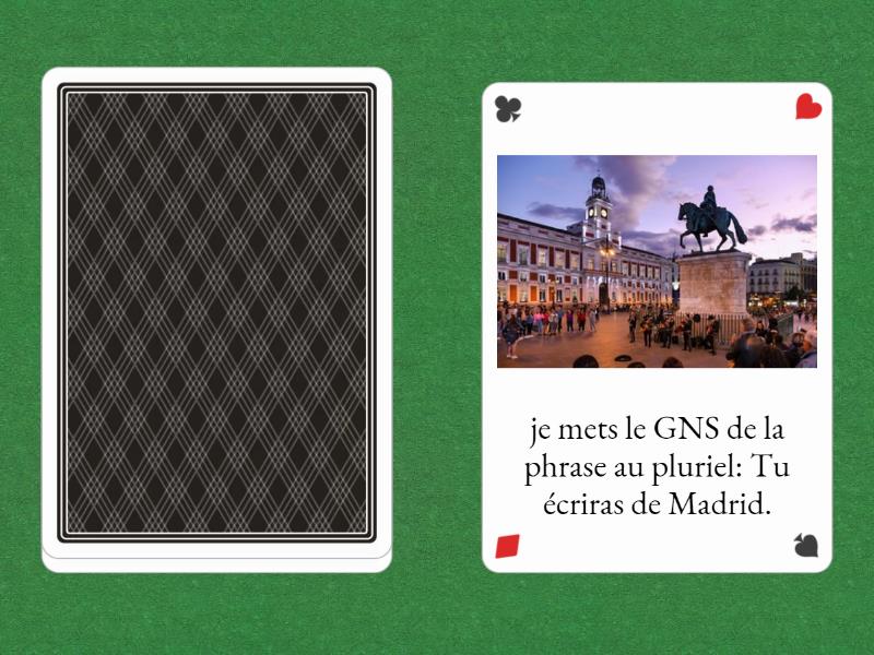 exercices - Speaking cards