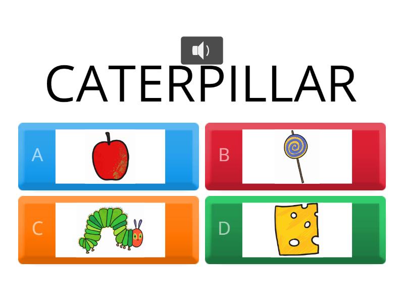 The very hungry caterpillar VOCABULARY - Quiz