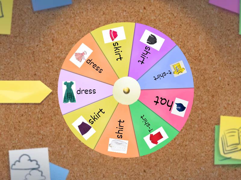My clothes - Spin the wheel